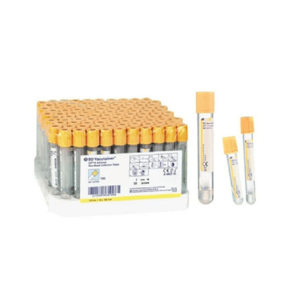 Tubo Coleta à Vácuo Gel Separador Vacutainer BD - Rack 100 Unidades